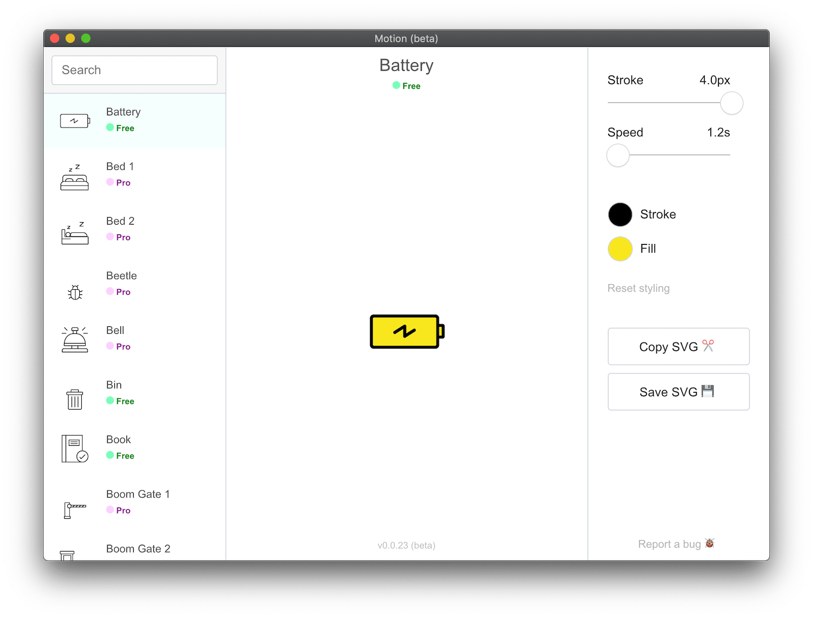 Loaf Blog Animated SVG Icon Editor